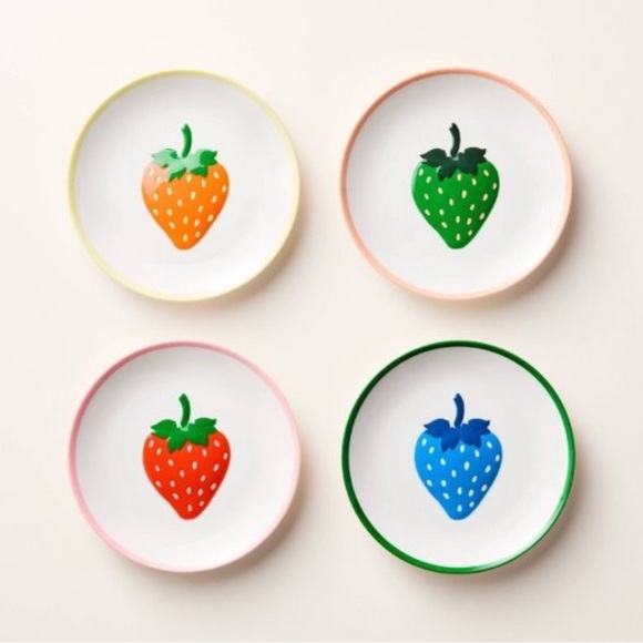 kate spade | Dining | New Kate Spade New York X Target 4piecestrawberry ...